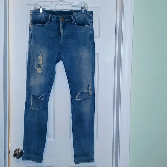 Blank NYC | Jeans | Blank Nyc Jeans Distress Design Pattern Sz 3 | Poshmark